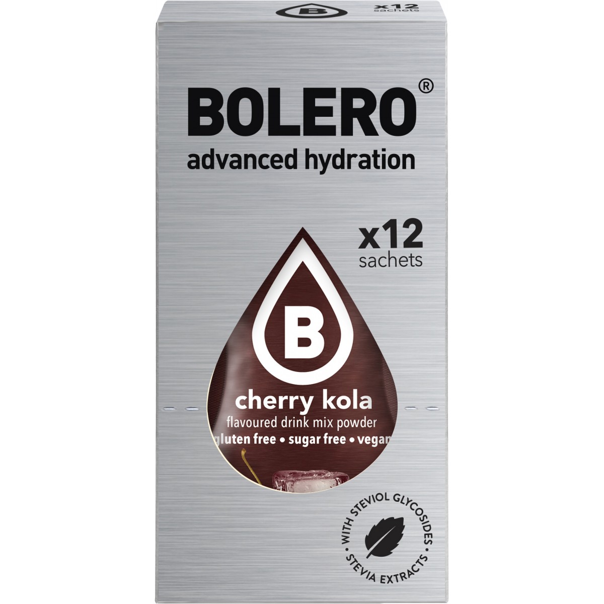 Bolero Water Flavoring Sachets Cherry Kola Flavor - 12x3g sachets