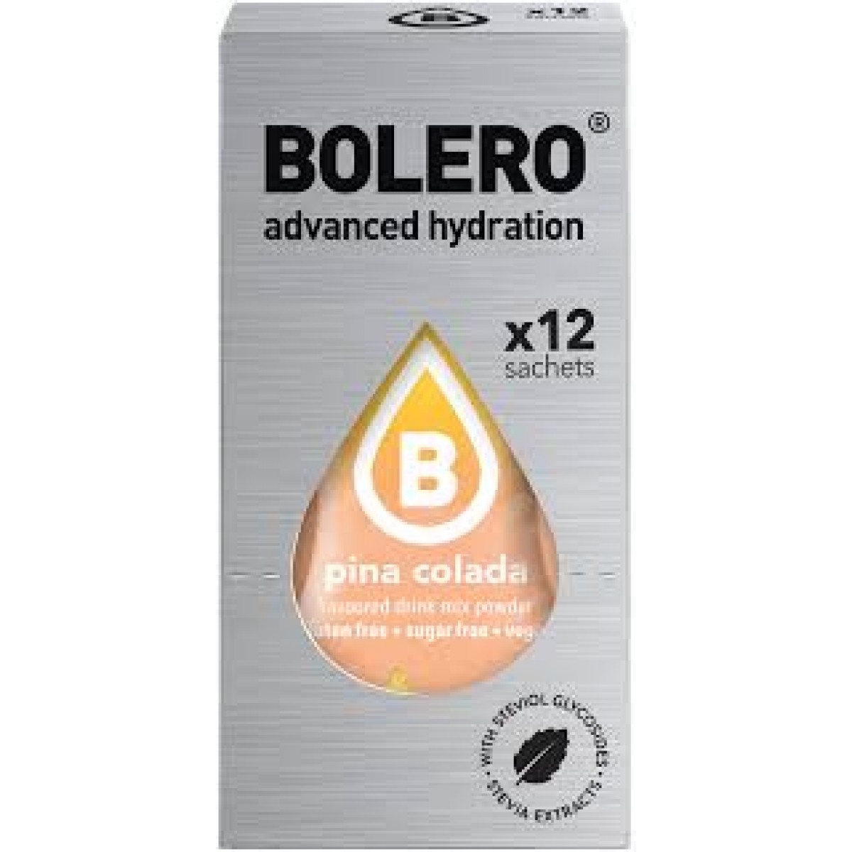 Bolero Water Flavoring Sachets Pina Colada Flavor - 12x3g sachets