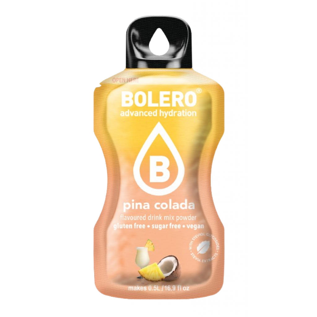 Bolero Water Flavoring Sachets Pina Colada Flavor - 12x3g sachets