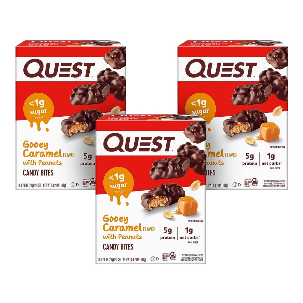 Quest Nutrition Protein Candy Bites Gooey Caramel