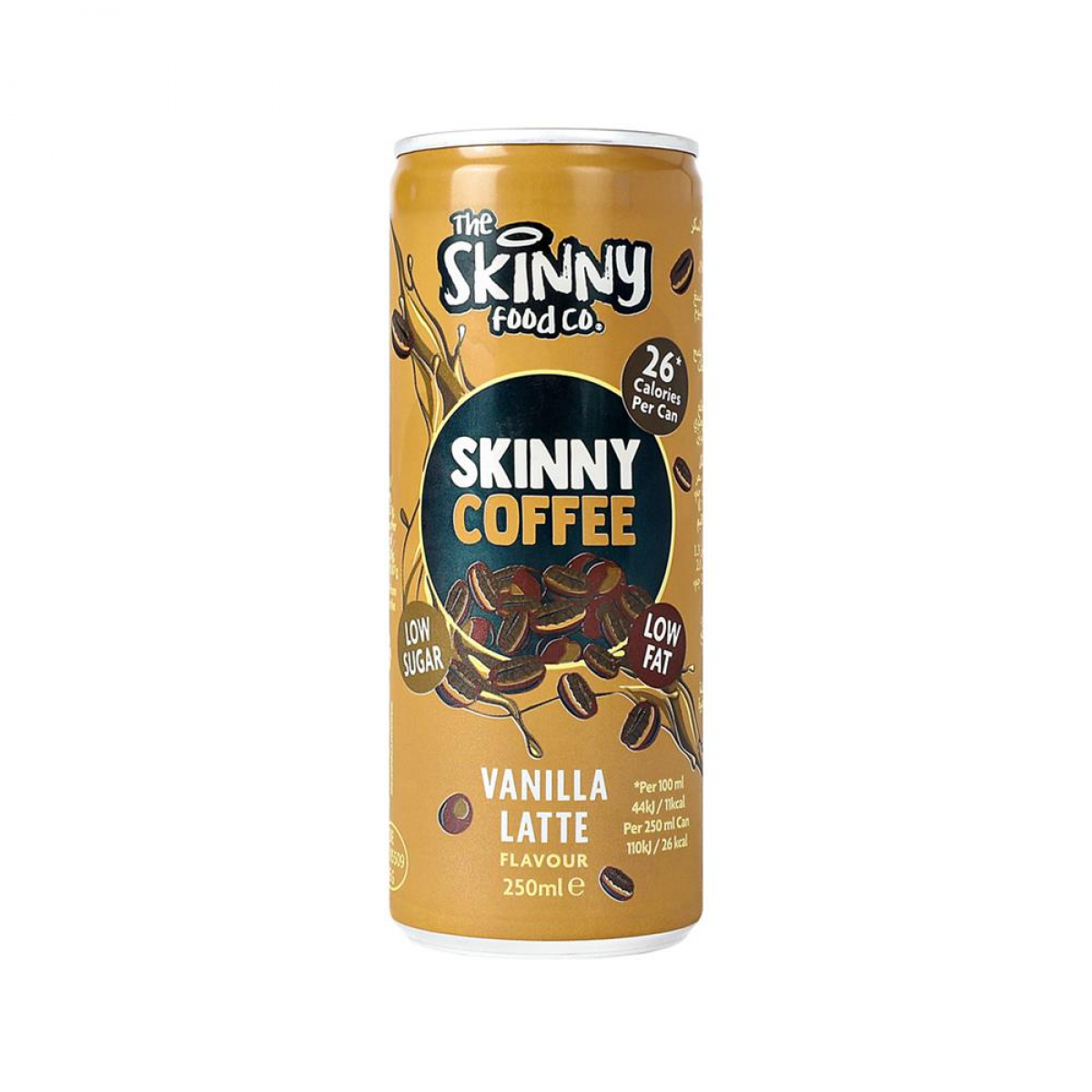 Vanilla Latte Low Calorie Coffee Skinny Food Co