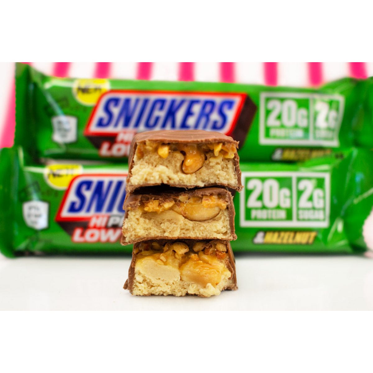 سنيكرز بروتين بار بالبندق قليل السكر - Protein bar