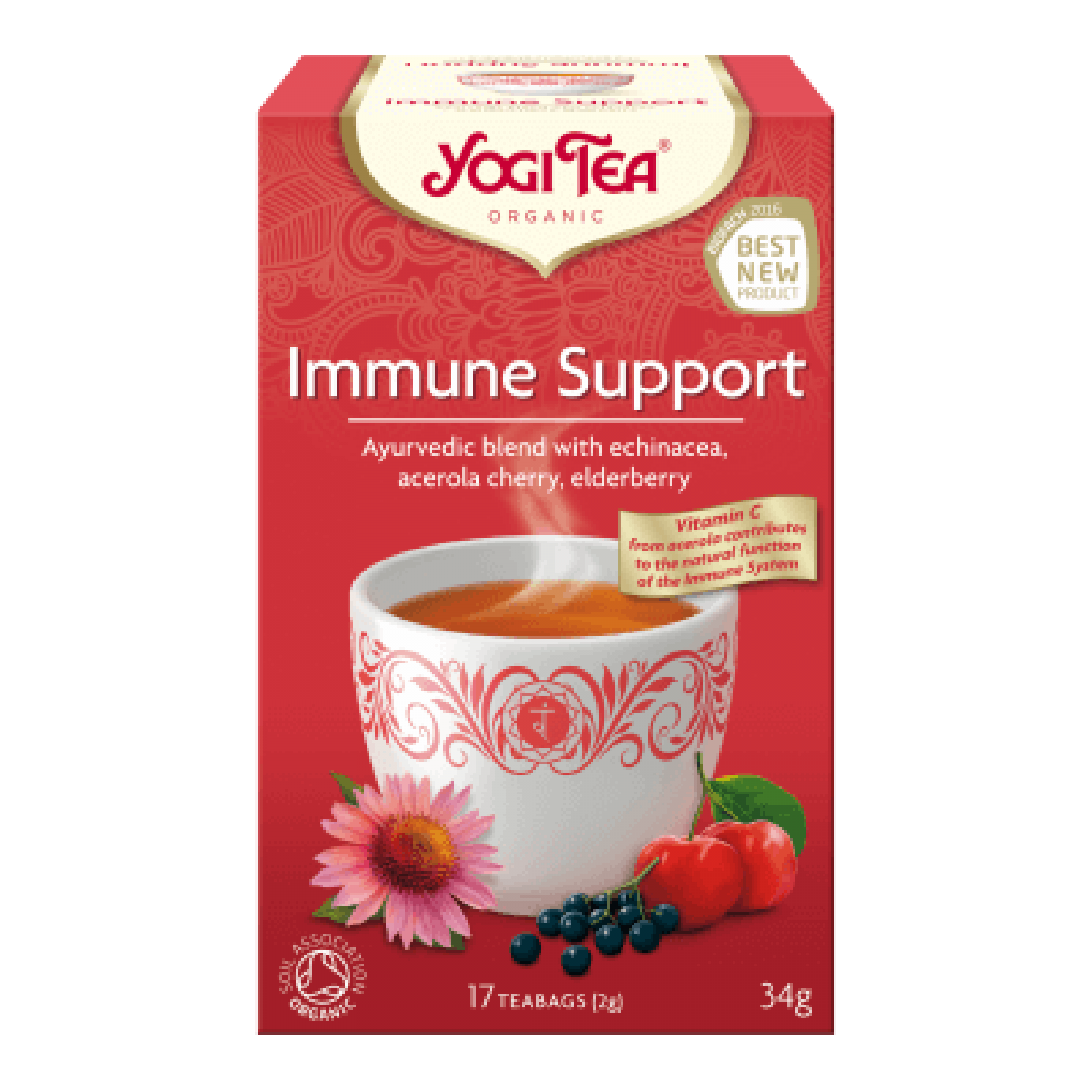 Immune Support Yogie Tea free gluten