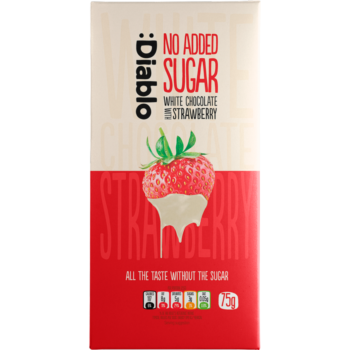 White Chocolate Strawberry Bar Diablo