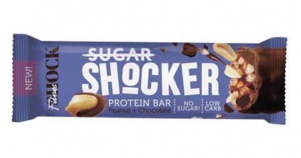 نيو جليزد بار شوكولاته بالفول السوداني فيتنس شوك