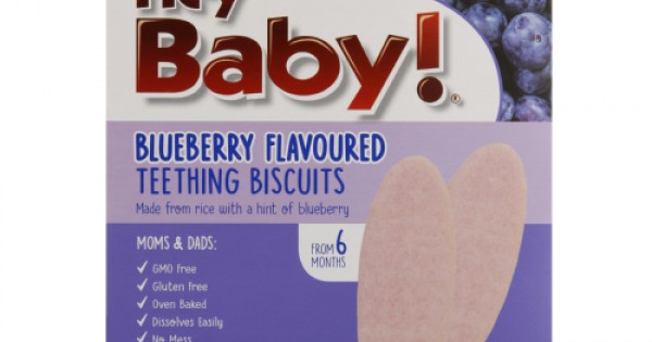 بسكويت التسنين للأطفال بنكهة البلوبيري هاي بيبي