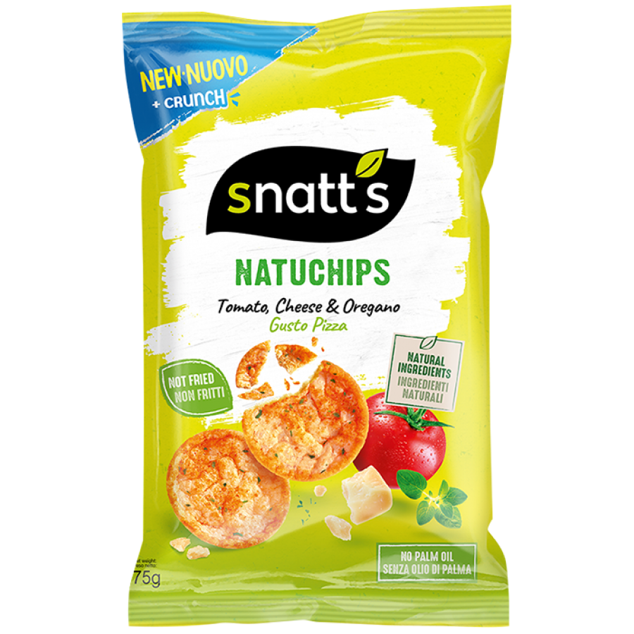 Snatts Natuchips Tomato And Cheese And Oregano Flavor - 75 g